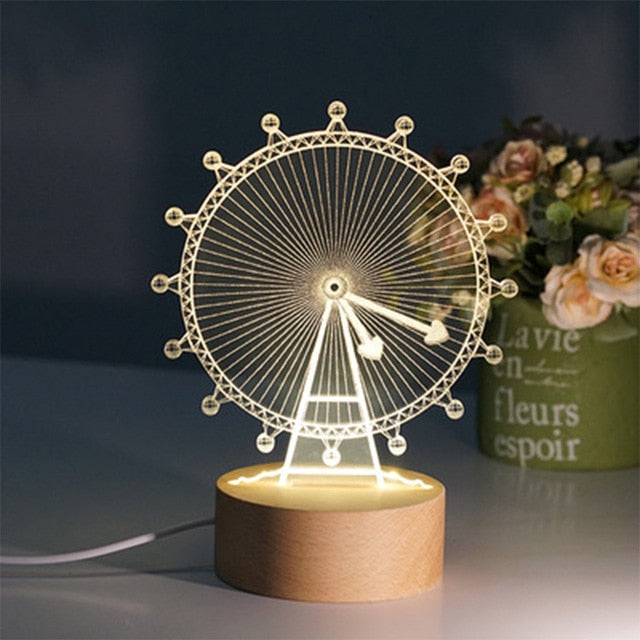 3D Night Light – Home Home Plus